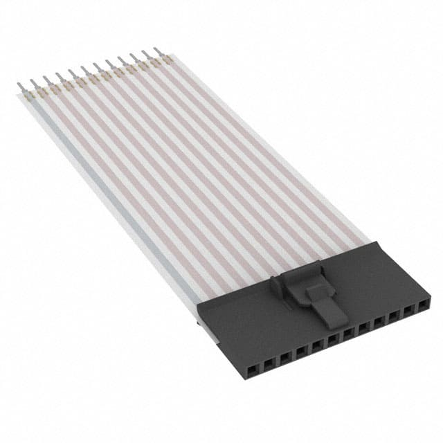 TE Connectivity AMP Connectors - A9CAG-1208F - Cable Assemblies, Flat ...